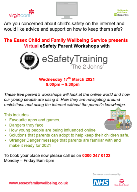 Upcoming Events - eSafety Training